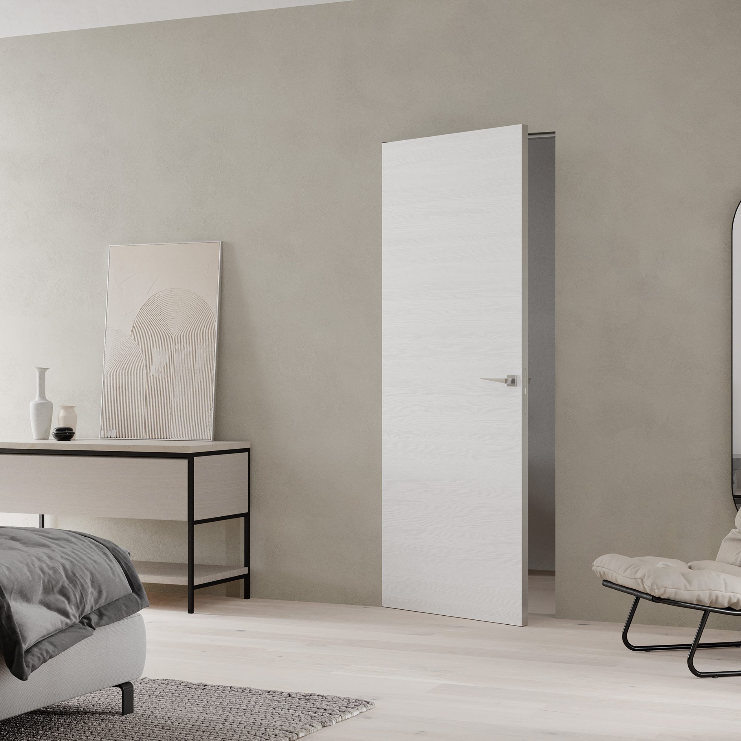 PORTA ECHO - Battente filo muro | Unione Geometri